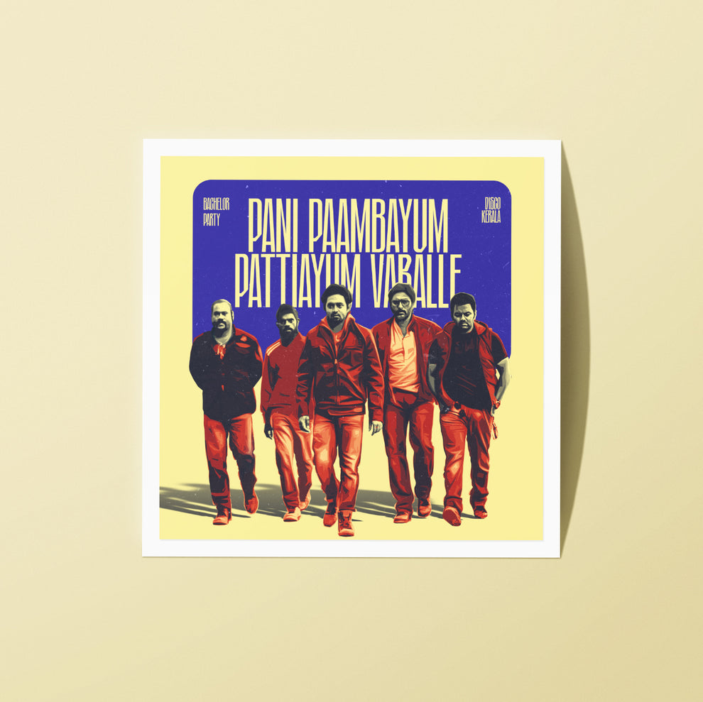 2x2 Inch Sticker / Bachelor Party v1 / DiscoKerala – DownSouth